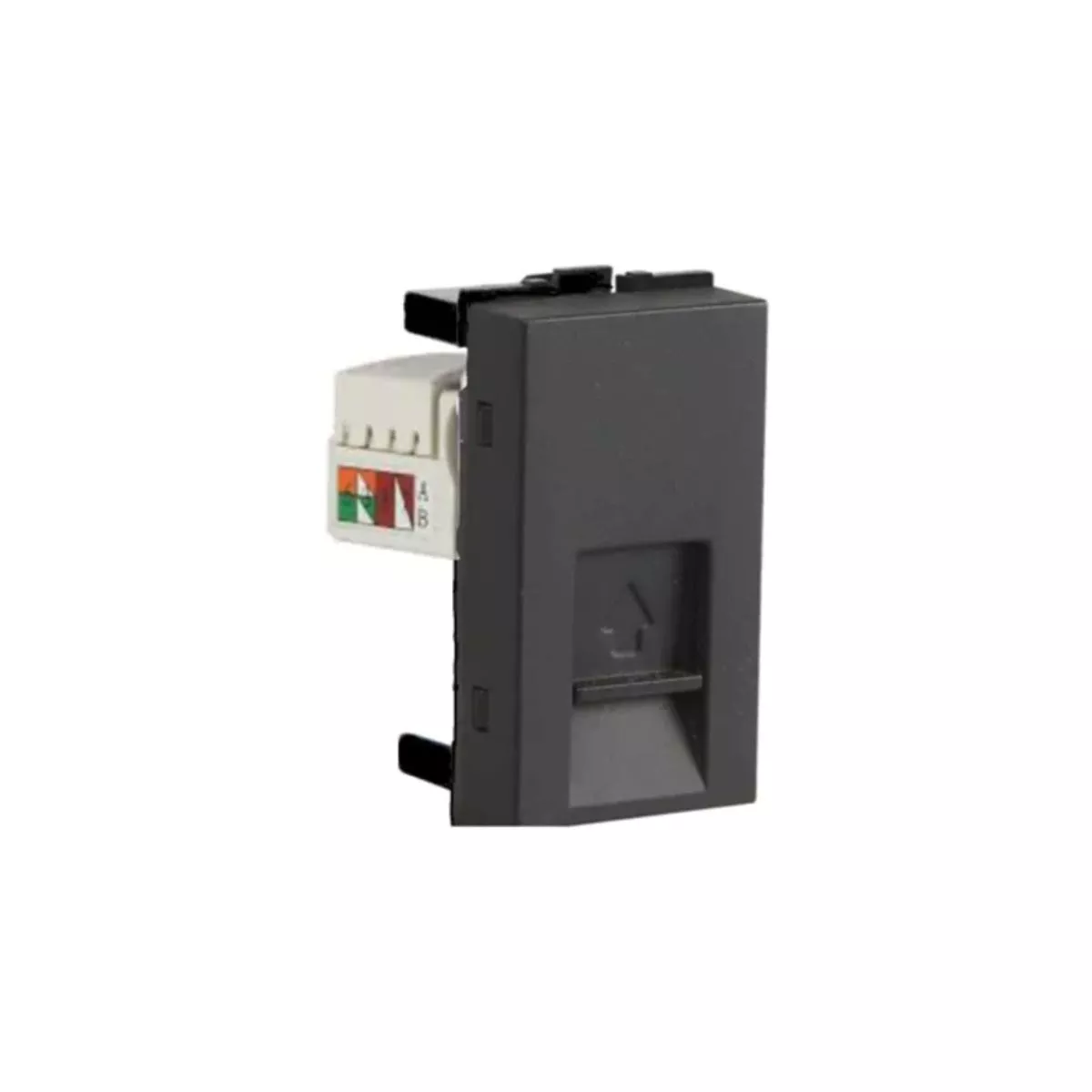 Havells Fabio Support Modules Computer Jack 1M Black - ElectricBasket