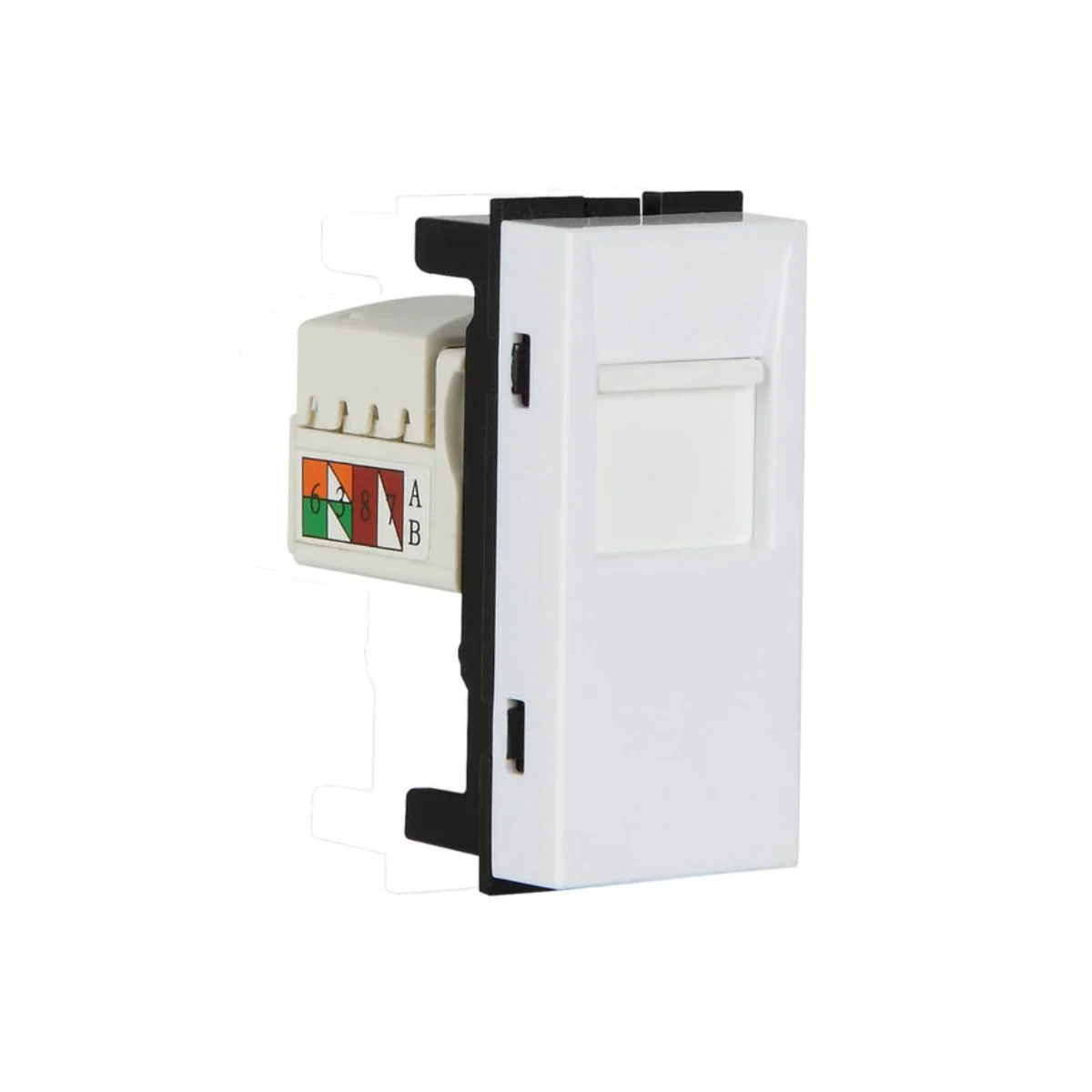 Havells Crabtree Athena Computer Jack With Cat-6 1M Support Modules ...