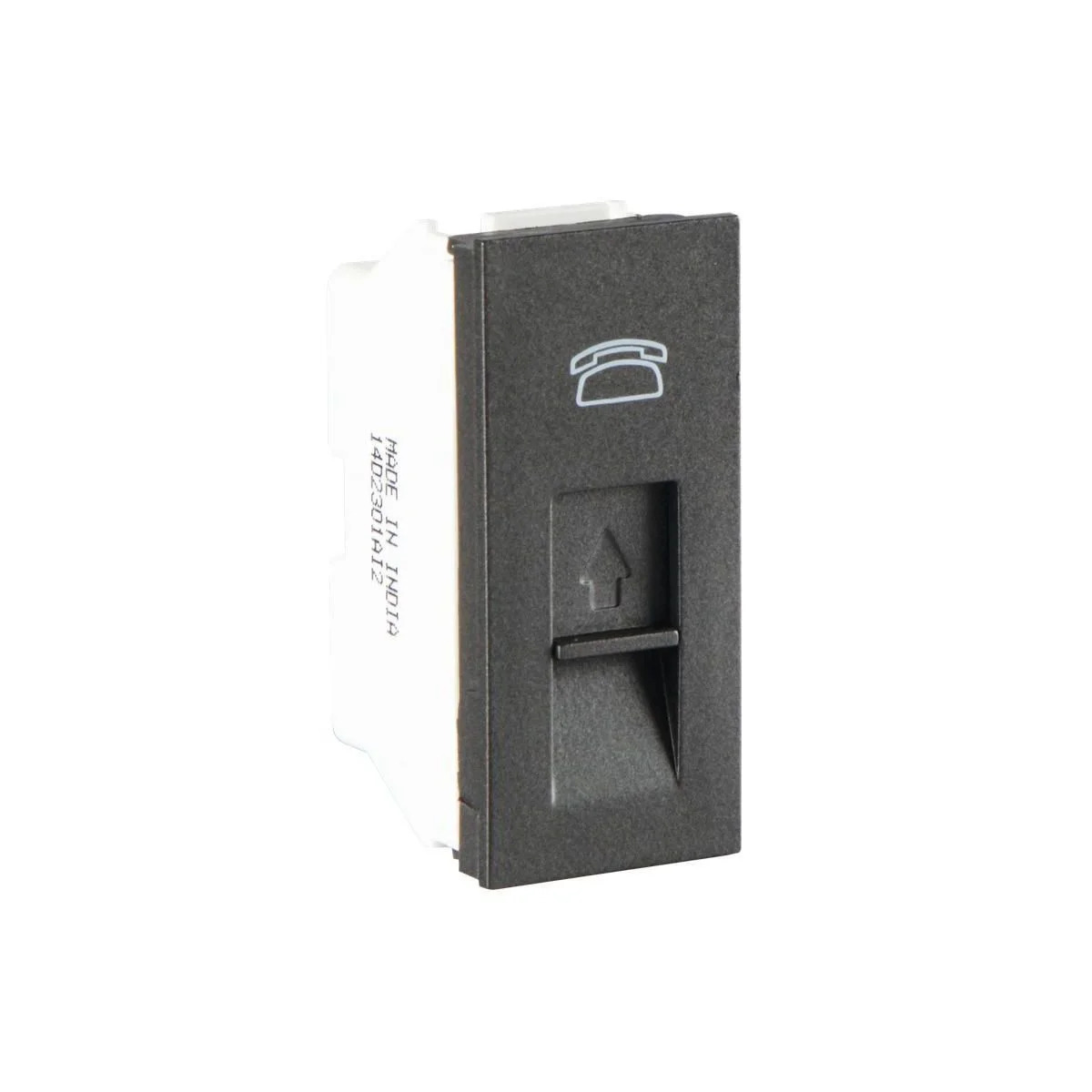 Havells Crabtree Athena Telephone Socket With Shutter Support Modules ...