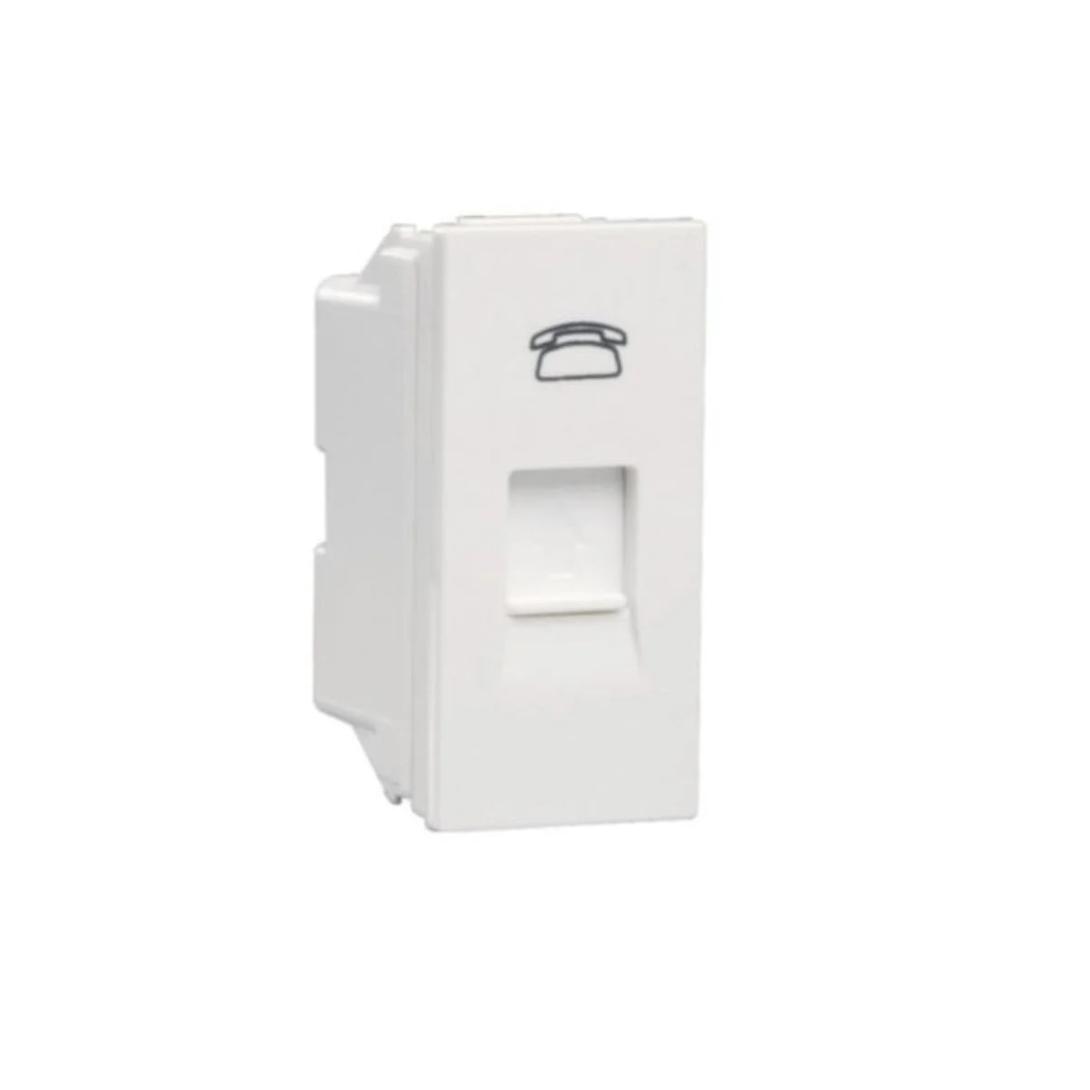 Havells Crabtree Athena Telephone Socket With Shutter Support Modules ...