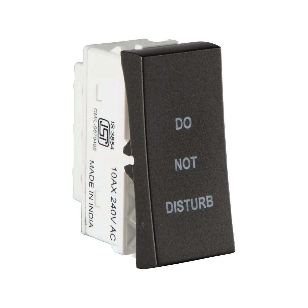 Havells Crabtree Athena DND Switch Grey - ElectricBasket