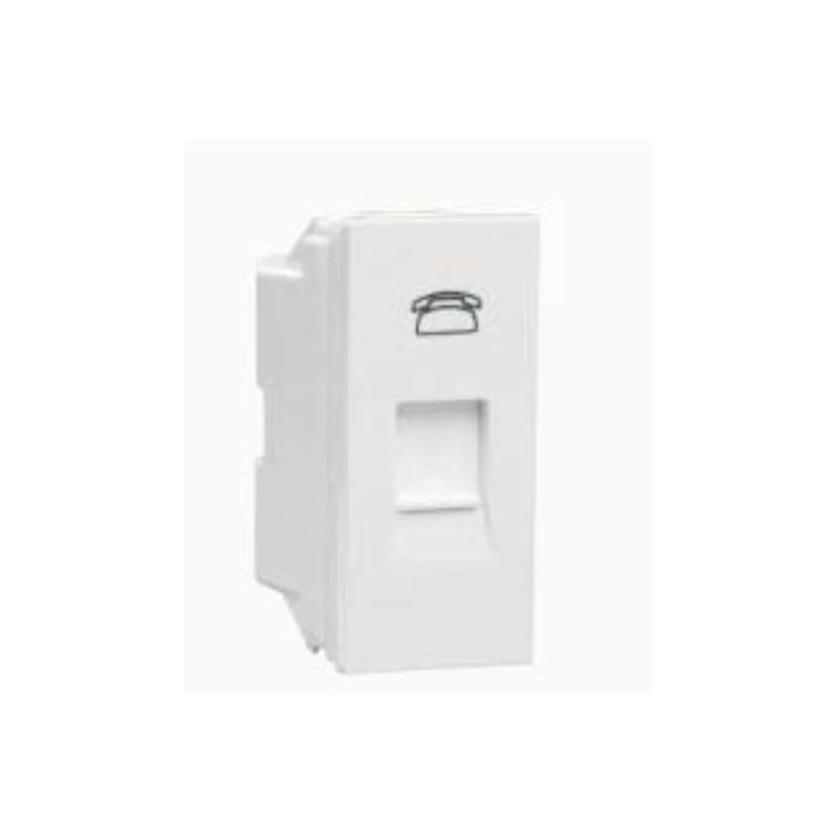 Havells Crabtree Signia Telephone Socket (RJ -11) Support Modules White ...