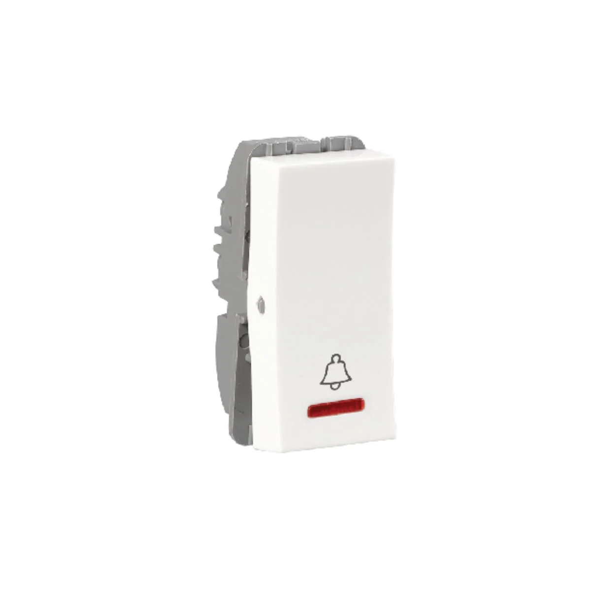Reo Elegant 6A Bell Push Switch With Indicator White - ElectricBasket