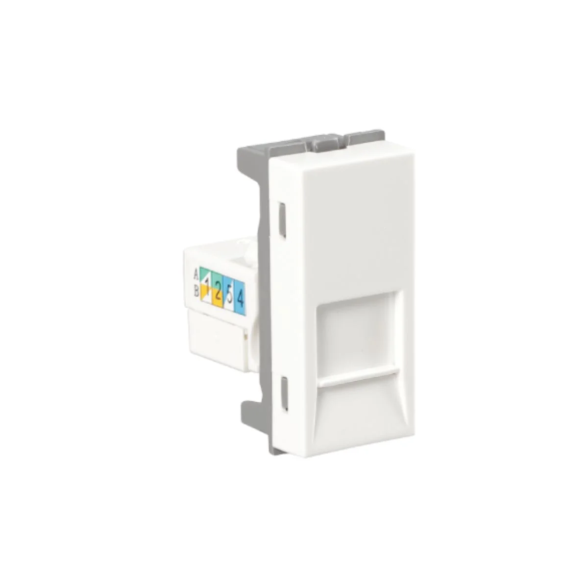 Reo Elegant Rj-45 Communications Modules White - ElectricBasket
