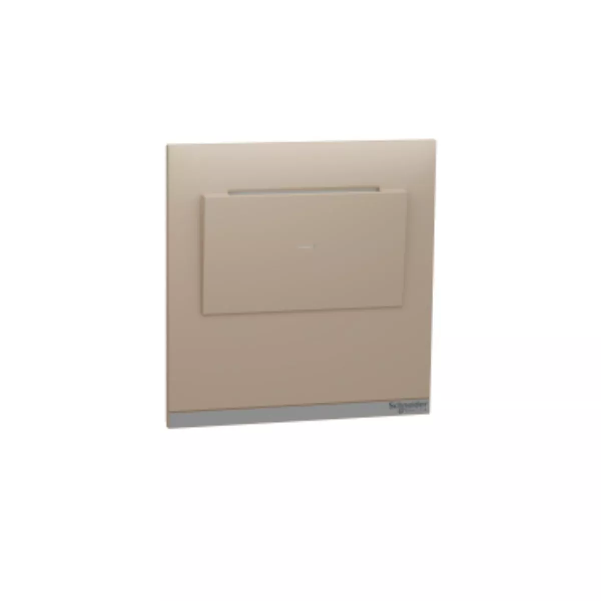 Schneide Unica Electronic Keycard Switch Sandy Beige White - ElectricBasket