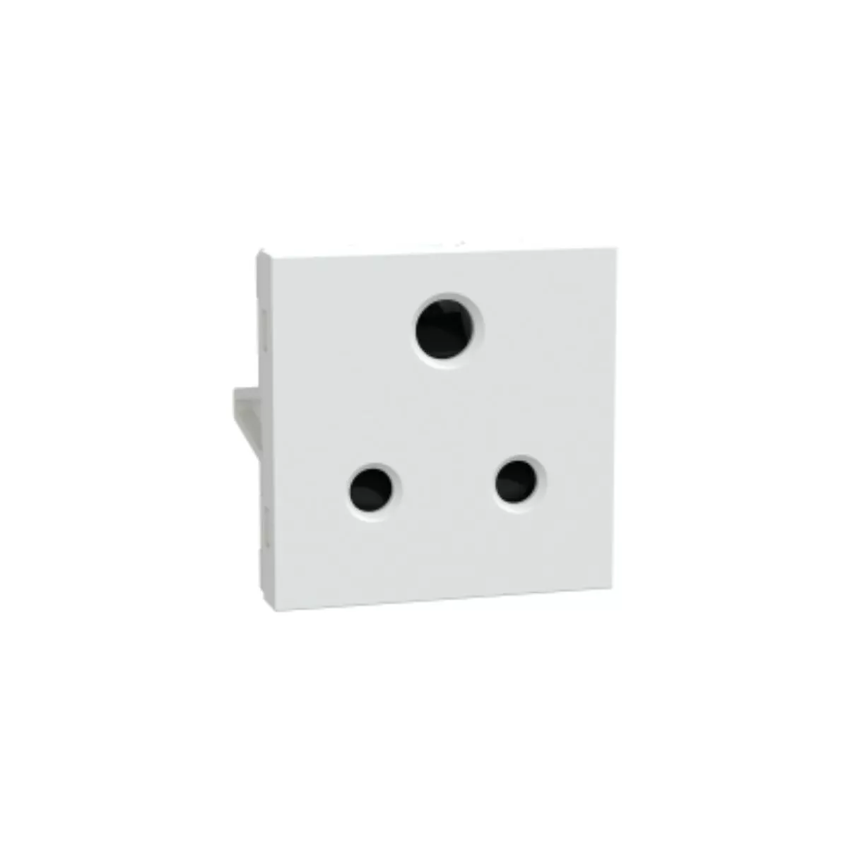 Schneider Unica Pure 6A 3PIN Sockets Outlet With Shutter BIS White ...