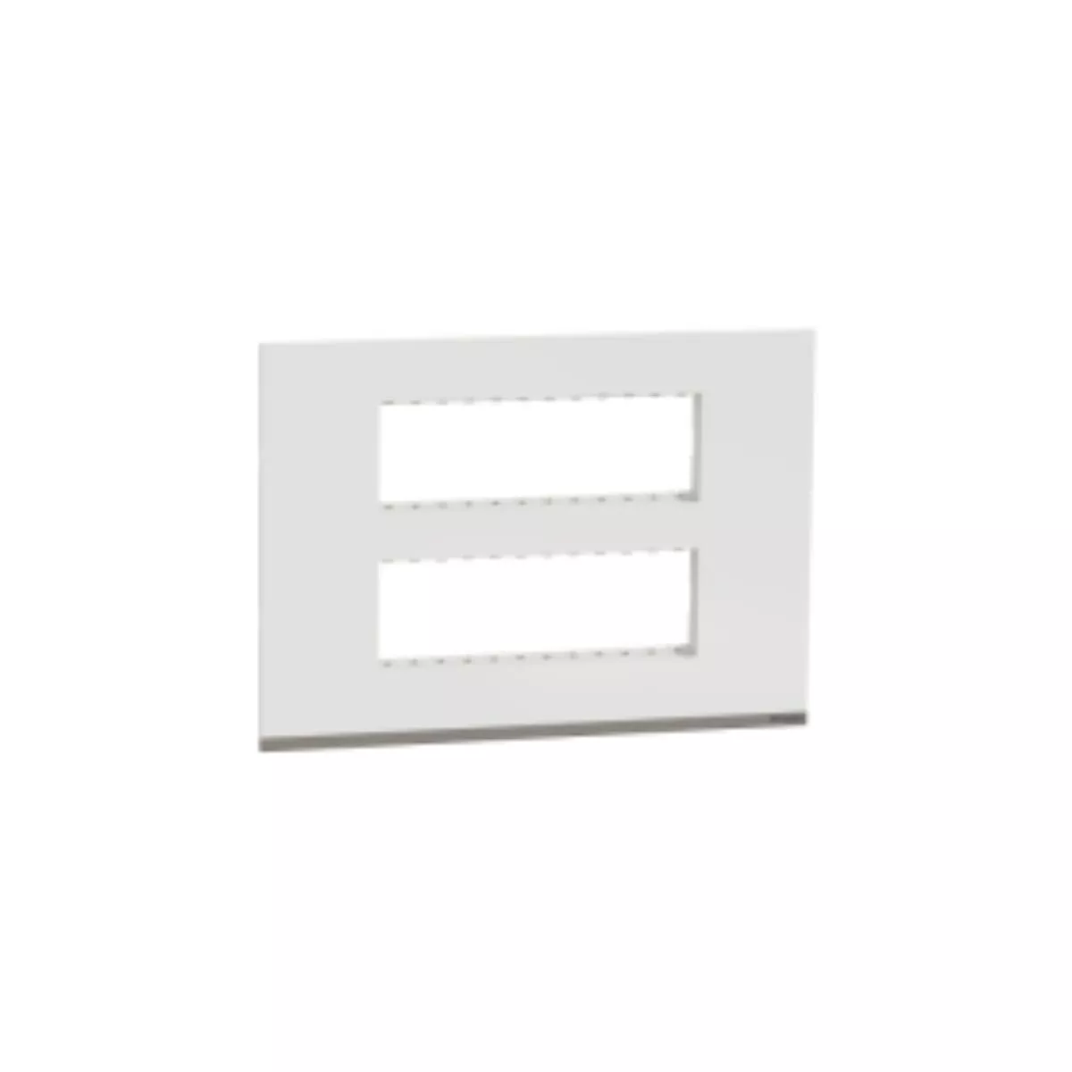 Schneider Unica Pure Modular Combined Plate 12M Polar White ...