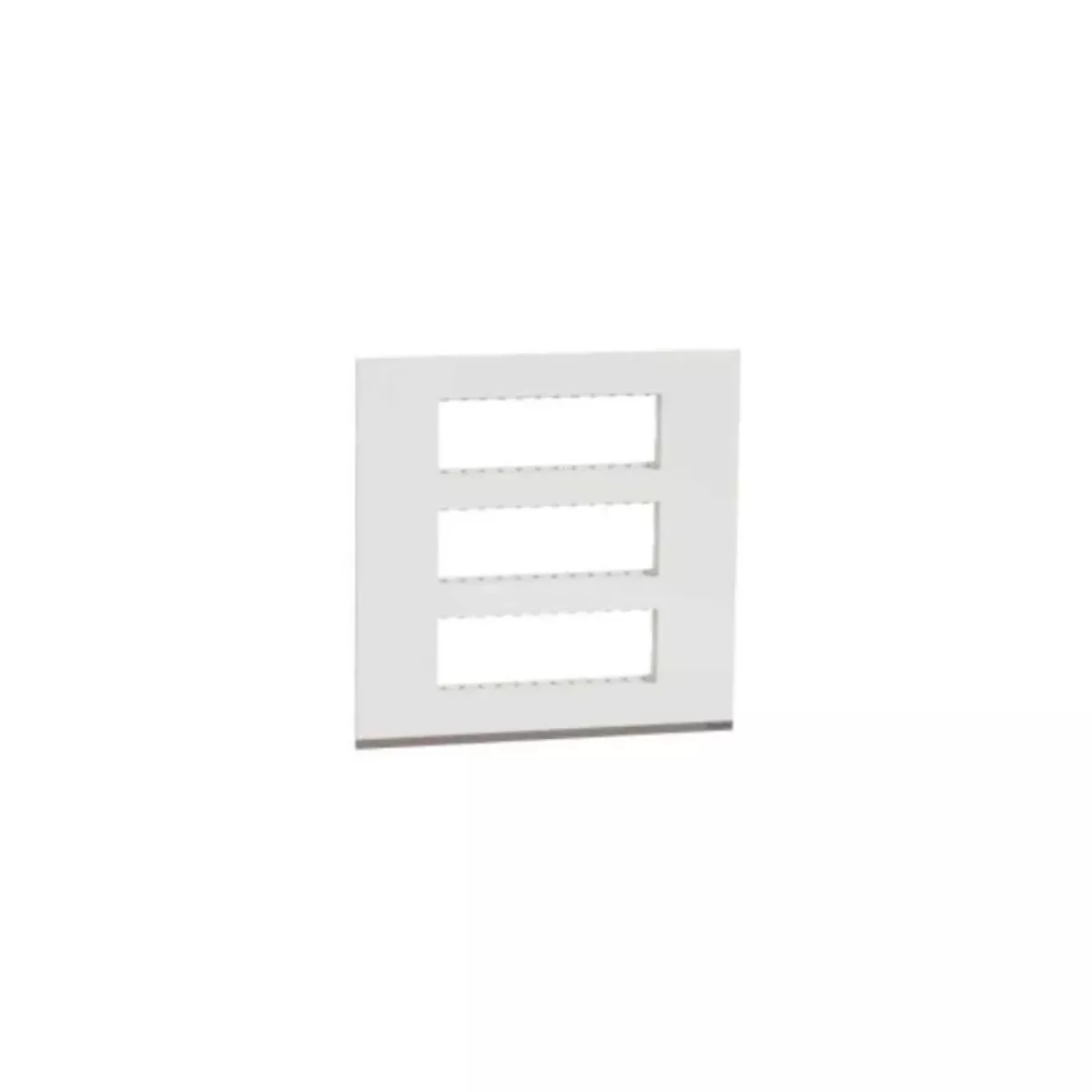 Schneider Unica Pure Modular Combined Plate 18M Polar White ...