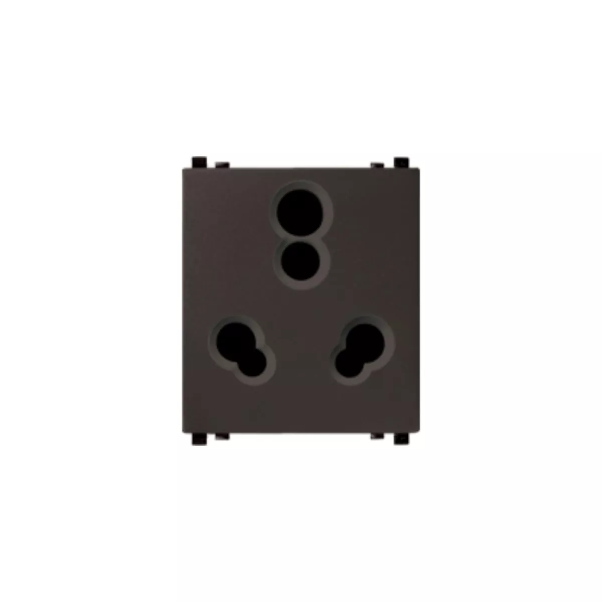 Schneider Zencelo India 16A 3Pin Socket With Shutter Grey - ElectricBasket