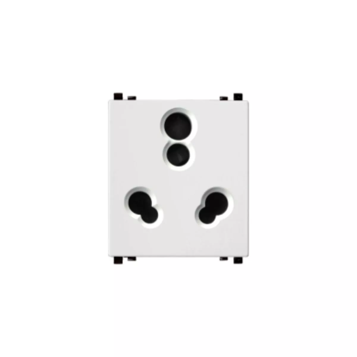 Schneider Zencelo India 16A 3Pin Socket With Shutter White - ElectricBasket
