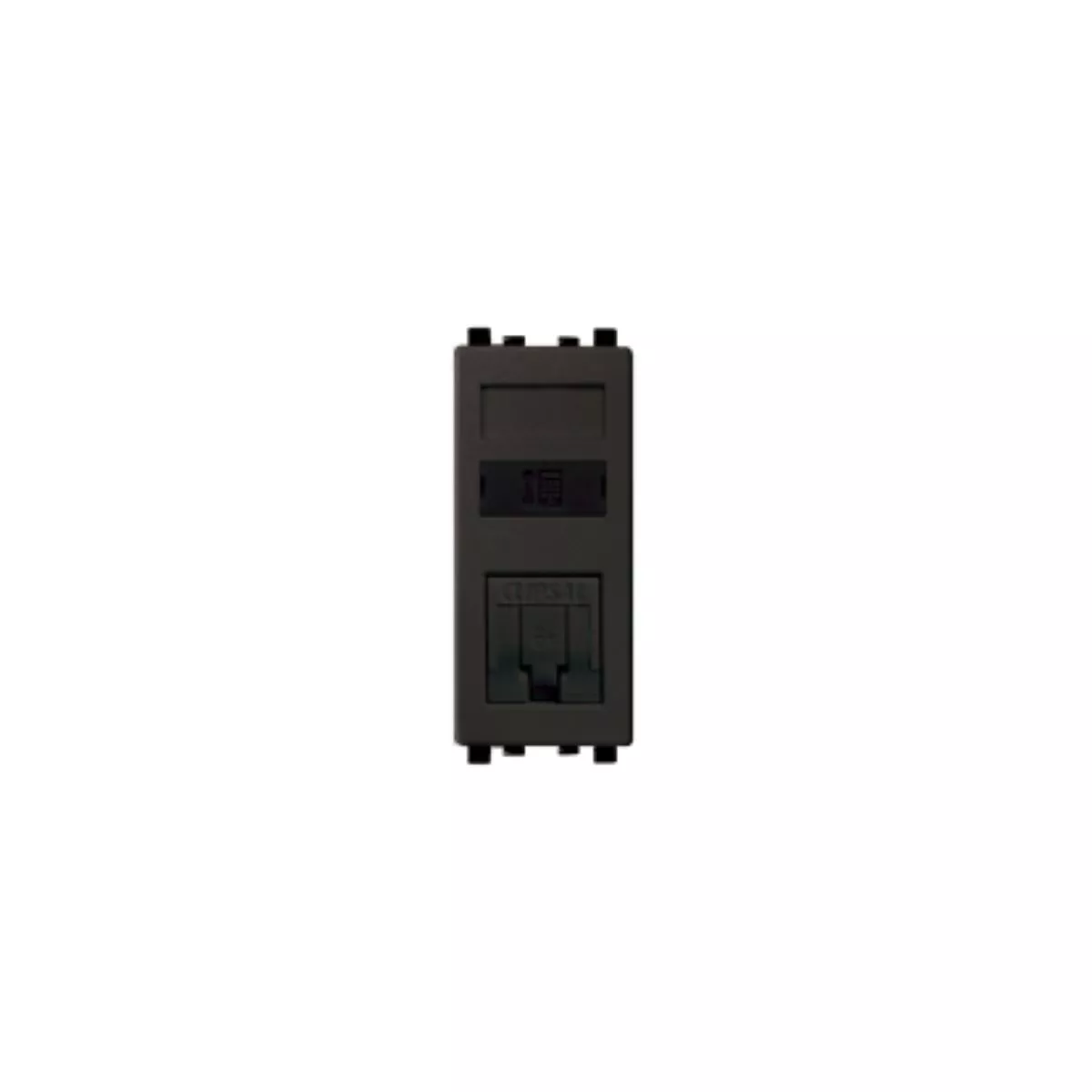 Schneider Zencelo India RJ45 Cat6 Data Outlet With Shutter Grey ...