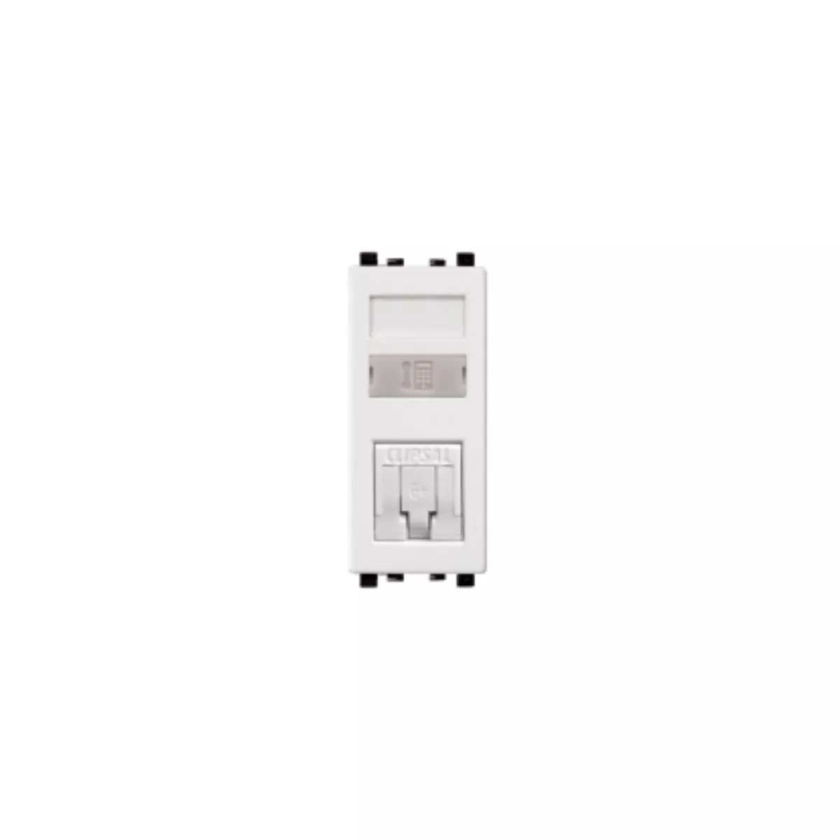 Schneider Zencelo India RJ45 Cat6 Data Outlet With Shutter White ...