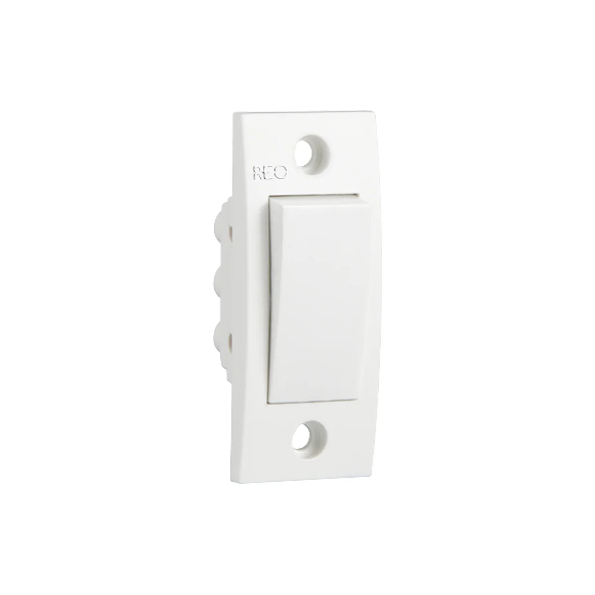 Reo Flair 6A One Way Switch White - ElectricBasket