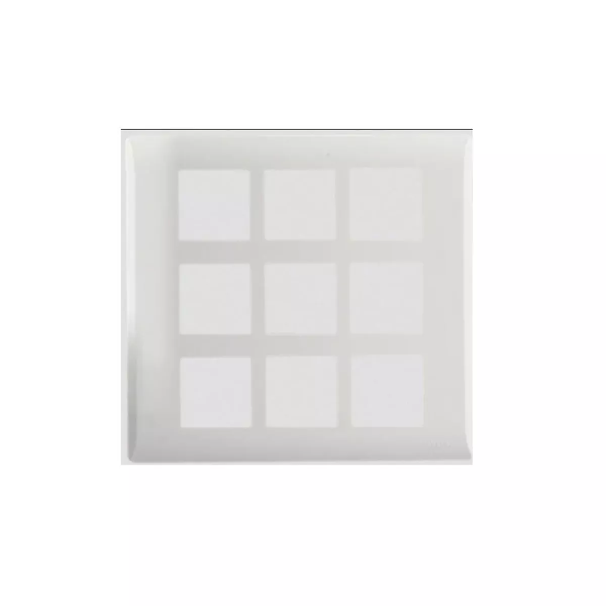 Reo Elegant Modular Combined Plate 18M White - ElectricBasket